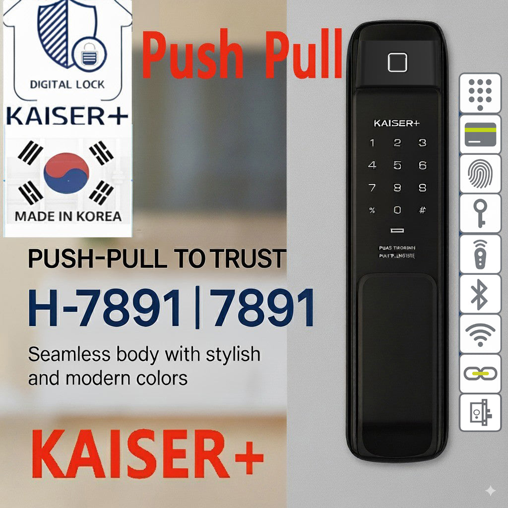 PushPullKAISER PLUS H7891XKK Premium Digital Push-Pull Door – KAISER ...